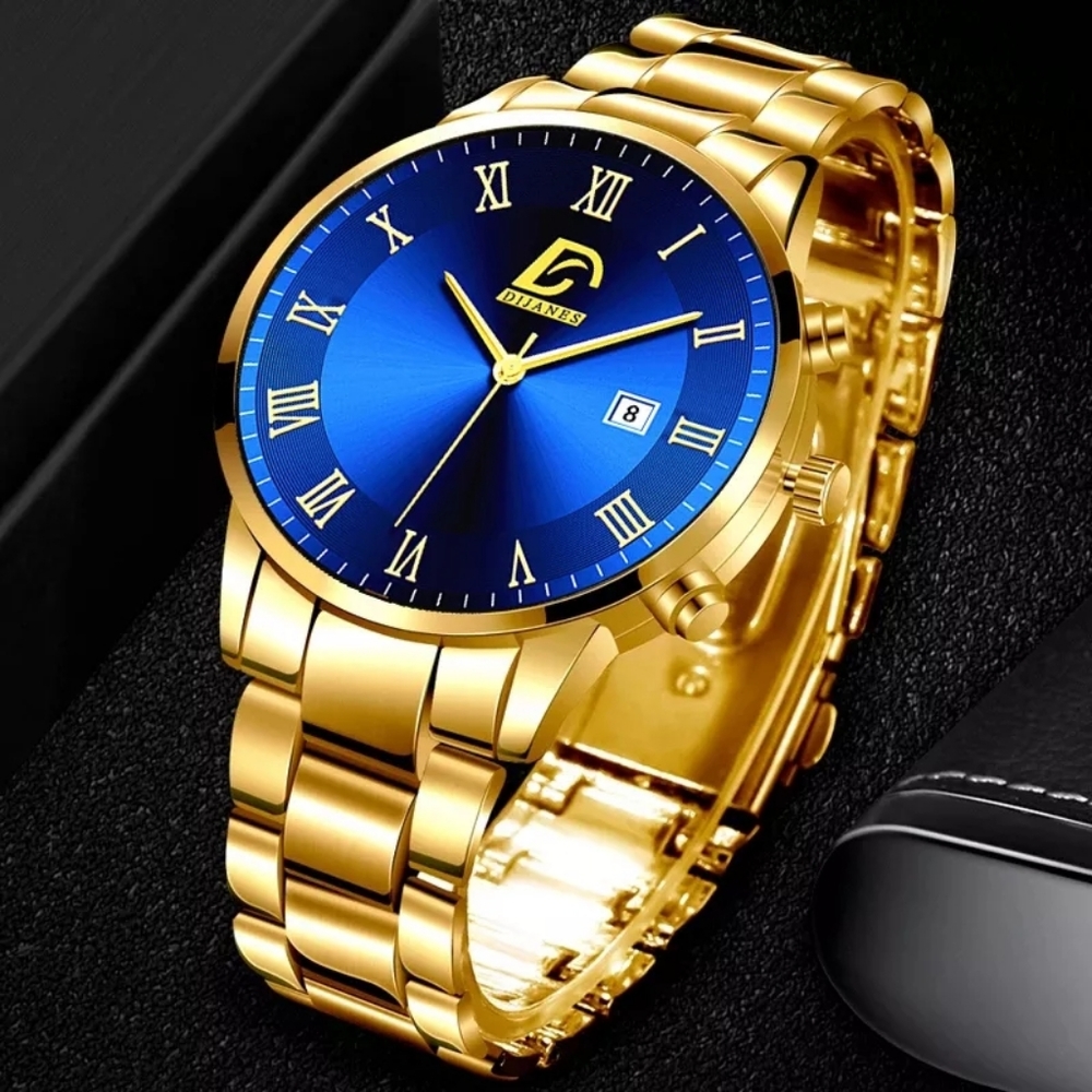Dijanes | Accessories | New Mens Gold Watch | Poshmark